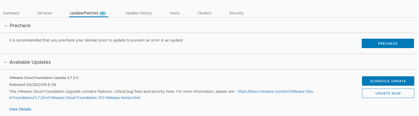 Upgrade Your Entire Sddc With Vcf Significant Bit