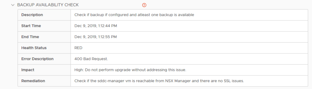 NSX Manager backup to SDDC Manager fails – Significant Bit